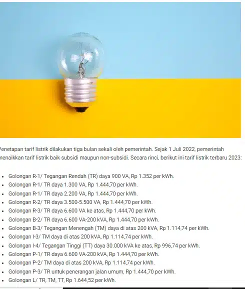 Panduan Lengkap Biaya Tambah Daya Listrik PLN 2023 - Jual Rumah Online dan info Umum Menarik